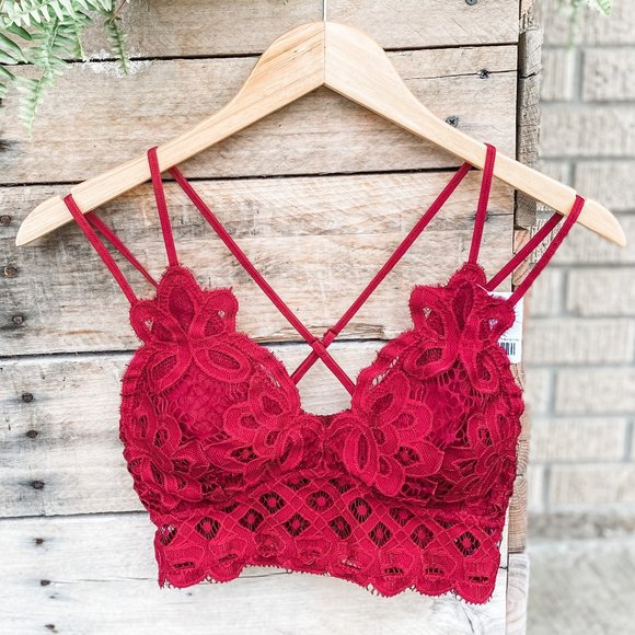 Anemone | Intimates & Sleepwear | Nwt The Emma Lace Padded Bralette ...